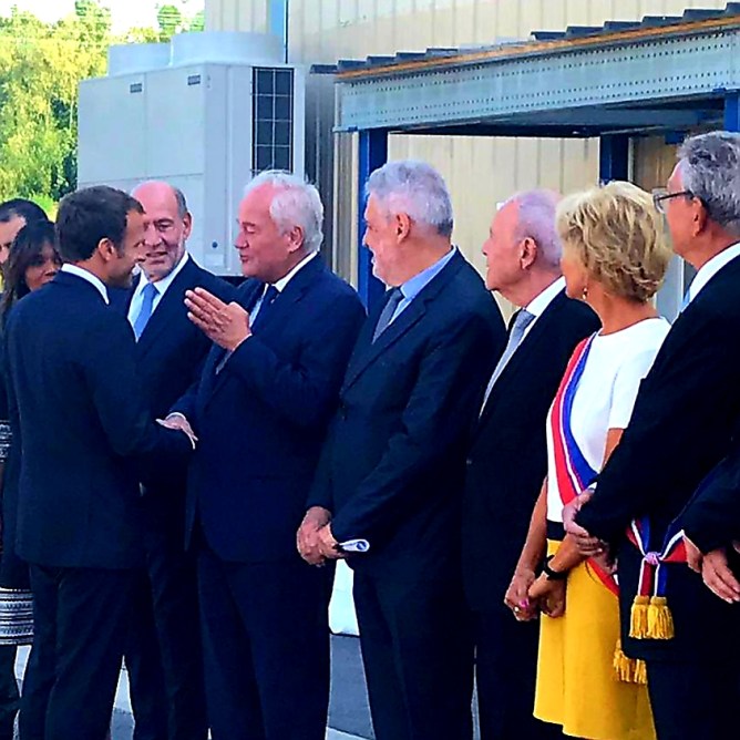 Accueil du Président de la République à Bonneuil – Christian CAMBON ...