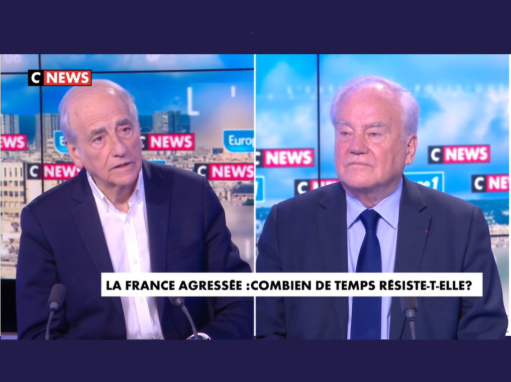 CNEWS : Il faut savoir passer du temps de paix au temps de guerre ...