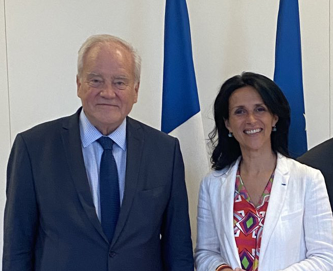 Entretien avec la Secrétaire d’État Zacharopoulou – Christian CAMBON ...