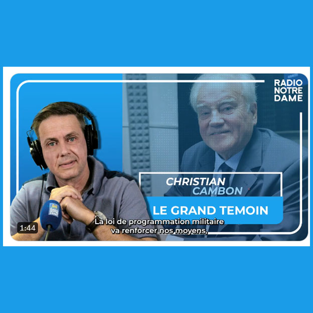 Radio Notre Dame : interview sur la LPM – Christian CAMBON – Sénateur ...